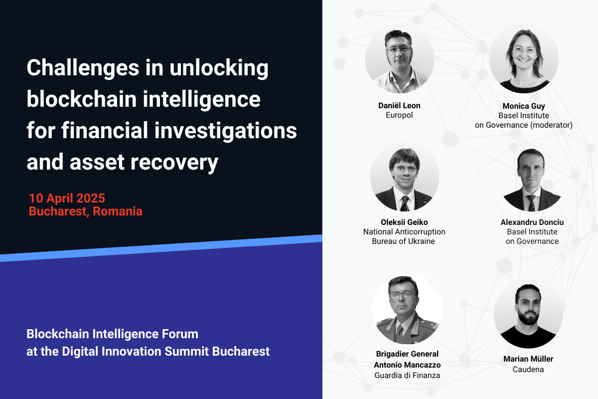 Blockchain Intelligence Forum | Basel Institute on Governance